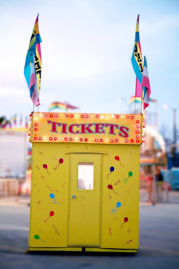 Ticket Booth stock photo. Image of blue, signage, carnival - 13302728