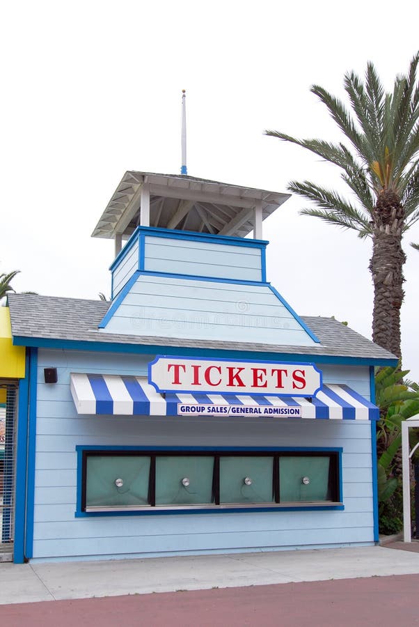 Ticket Booth stock image. Image of ticket, palm, gate - 2131529