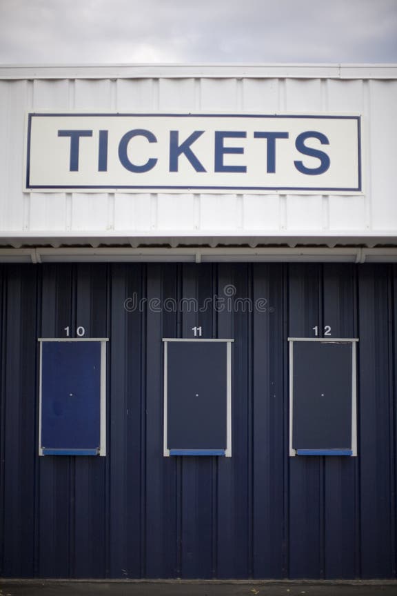 Ticket booth stock photo. Image of color, closed, sports - 3005154