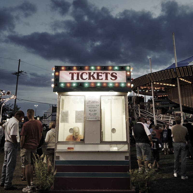 Ticket Booth editorial photo. Image of rides, attraction - 56576331