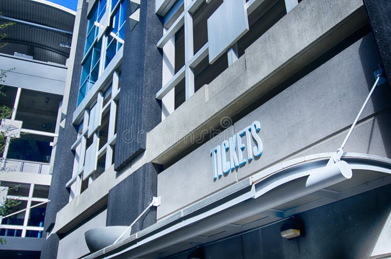 Ticket Booth Sales at Stadium Stock Image - Image of admittance ...
