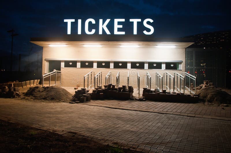 Ticket Box Under Construction ,johannesburg Picture. Image: 13768707