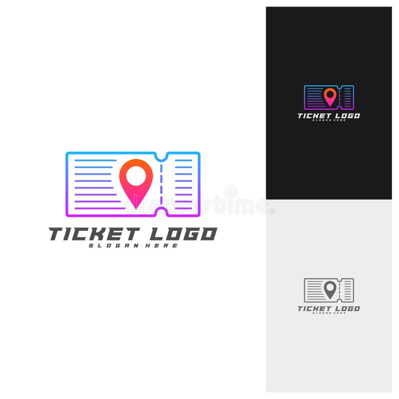 Ticket Center Logo Template Design Vector, Creative Design, Icon Symbol ...