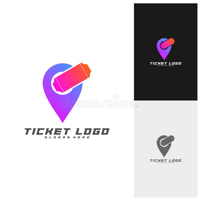 Ticket Center Logo Template Design Vector, Creative Design, Icon Symbol ...