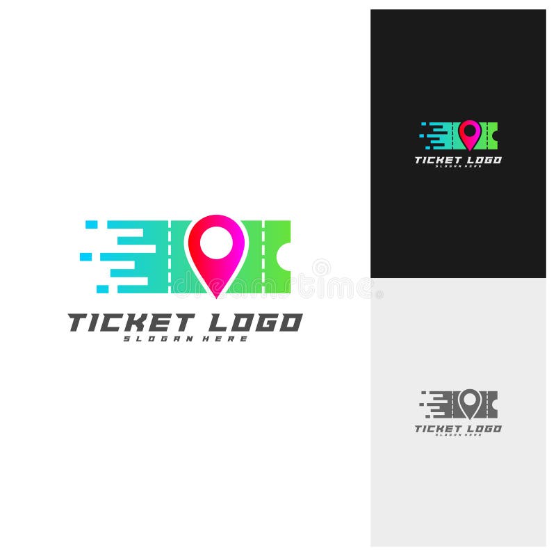 Ticket Center Logo Template Design Vector, Creative Design, Icon Symbol ...