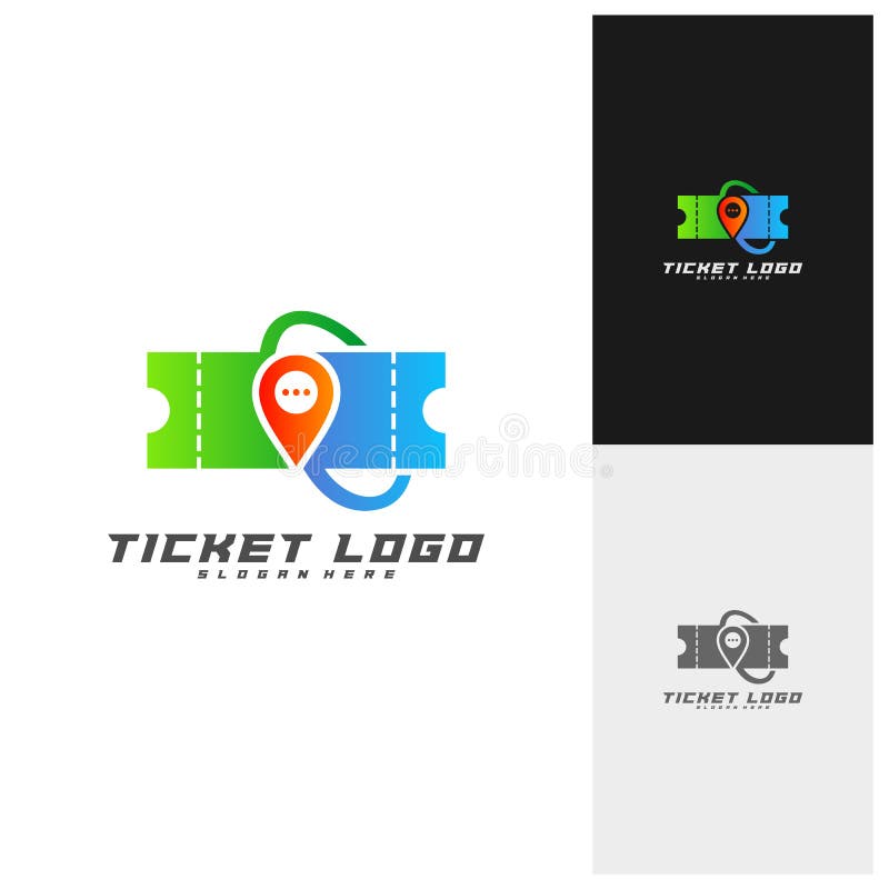 Ticket Center Logo Template Design Vector, Creative Design, Icon Symbol ...