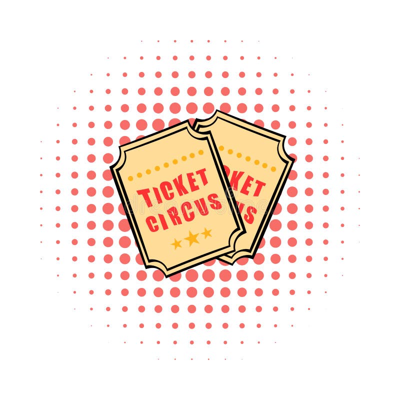 Ticket comics icon stock vector. Illustration of comedy - 79591992