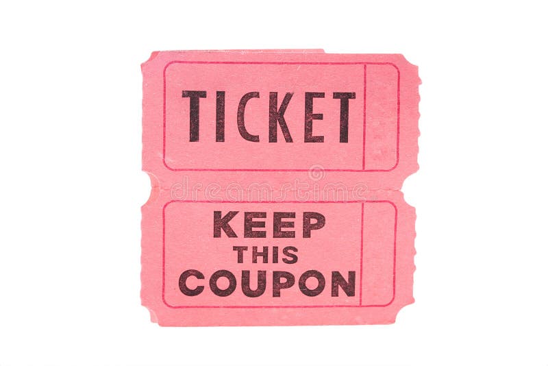 Ticket and Coupon stock photo. Image of paper, entrance - 15693412