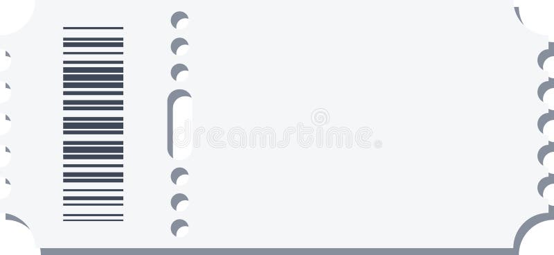Ticket Coupon with Barcode stock vector. Illustration of ticket - 353086666