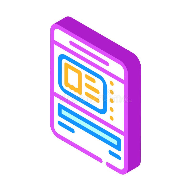 Ticket Dispenser Isometric Icon Vector Illustration Stock Vector ...