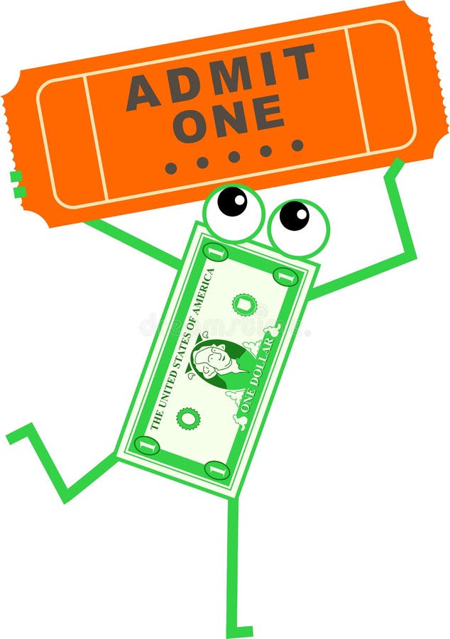 Entry Ticket stock vector. Illustration of clipart, admission - 72569