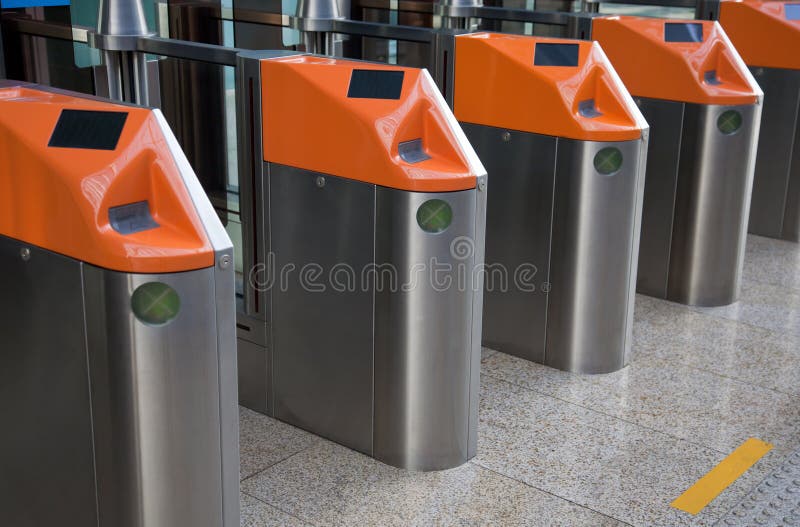 Ticket Machine at Metro Station Stock Photo - Image of gate, pass: 21369784