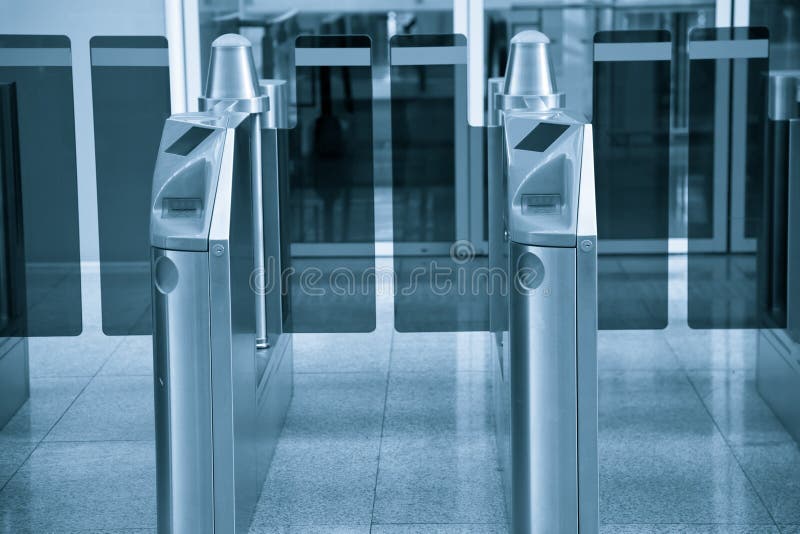 Ticket Gate in Railway Station Stock Photo - Image of station, entrance ...