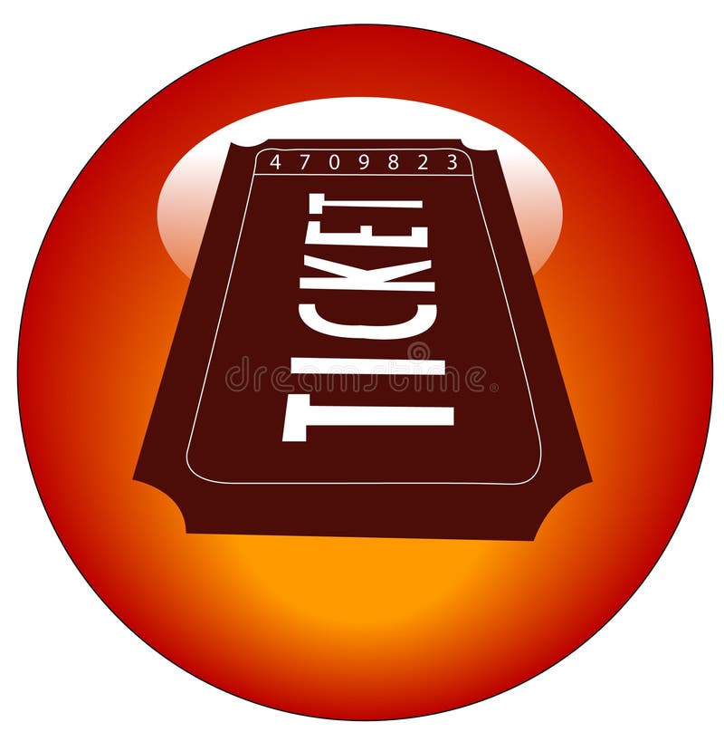 Admission ticket icon stock vector. Illustration of entry - 5805206