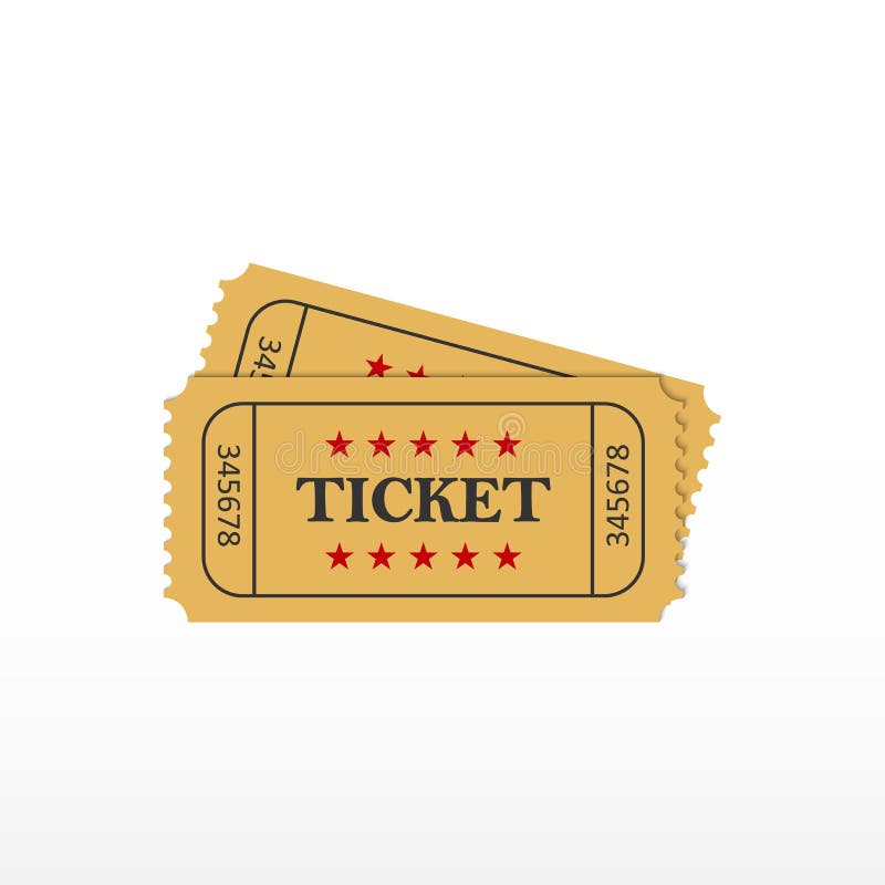 Ticket Icon, Gray Monochrome Style Stock Vector - Illustration of ...