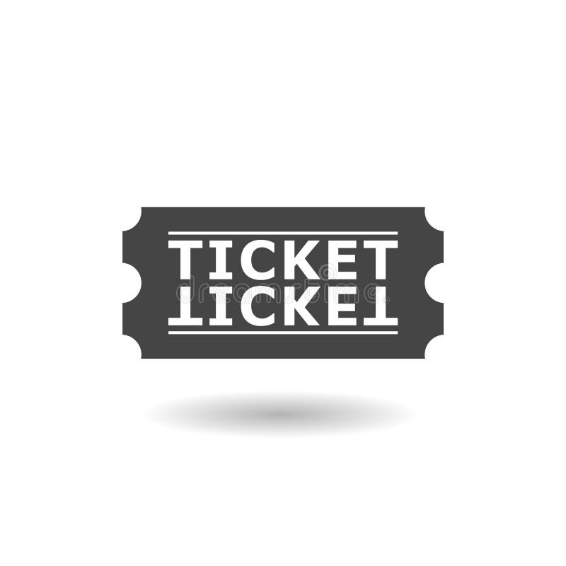 Isolated Raffle Ticket Sticker Icon Stock Illustration - Illustration ...