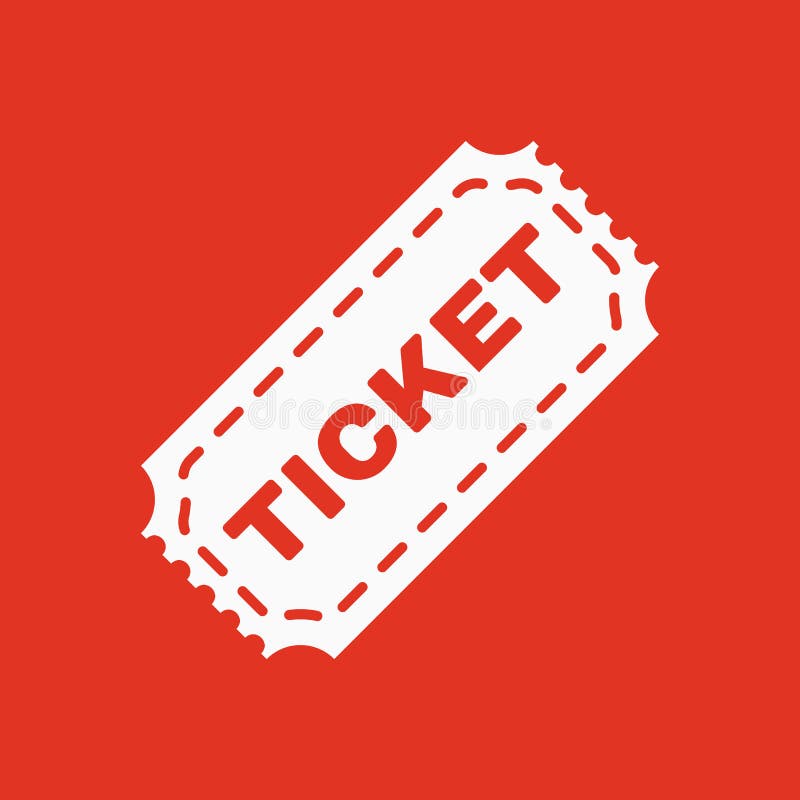 The Ticket Icon. Ticket Symbol Stock Vector - Illustration of paper ...