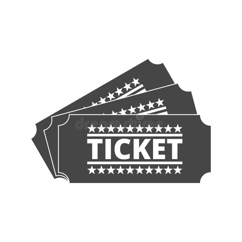 The Ticket Icon, Ticket Symbol Stock Vector - Illustration of movie ...
