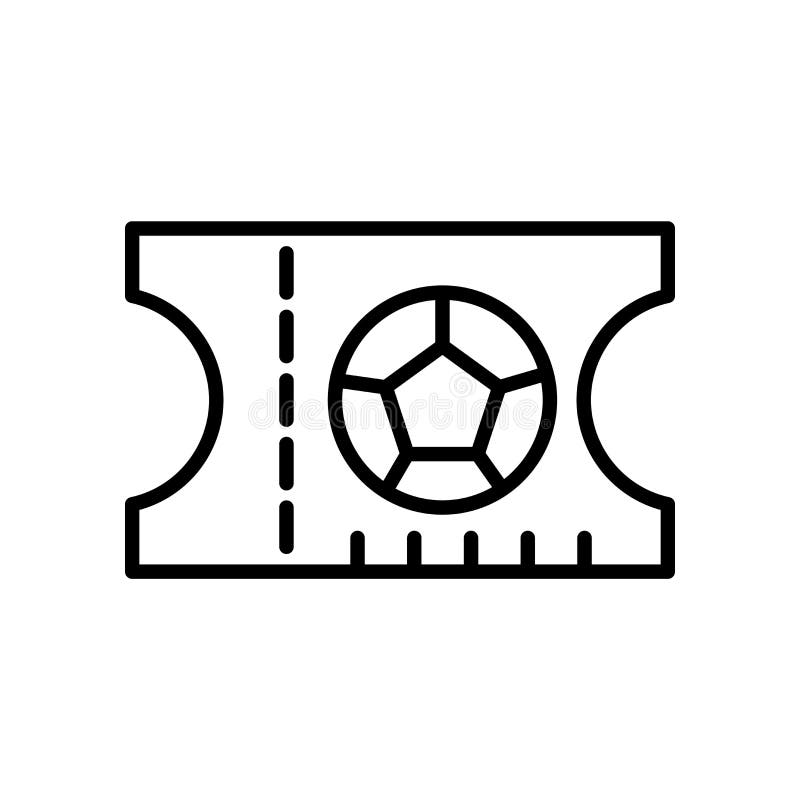 Vip Pass Linear Icon. Modern Outline Vip Pass Logo Concept on Wh Stock ...