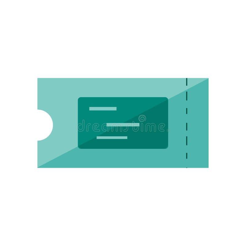Ticket Icon Vector Sign and Symbol Isolated on White Background Stock ...