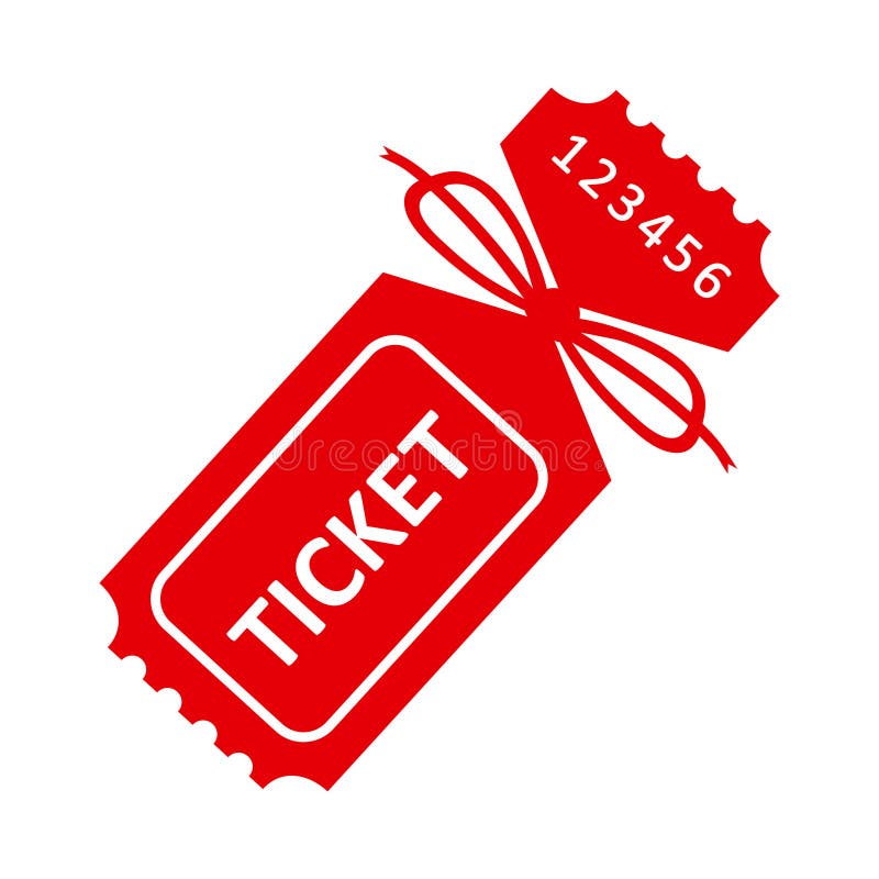 Ticket Invitation Icon, Ticket Gift - Vector Stock Vector ...