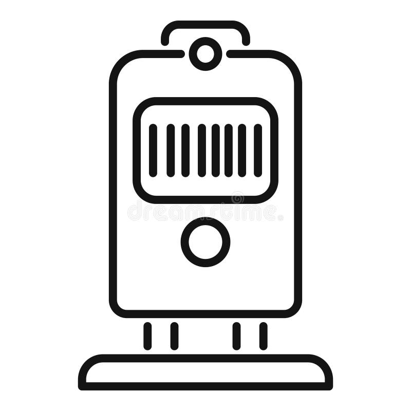 Ticket Label App Icon Outline Vector. Quick Sign Response Stock ...