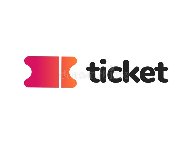 Ticket logo vector stock vector. Illustration of booth - 173998905