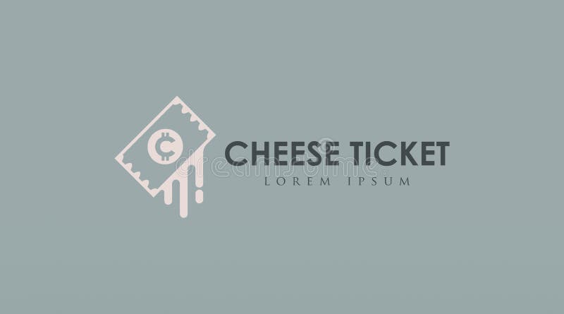 Ticket Logo Design Concept Vector Stock Vector - Illustration of online ...