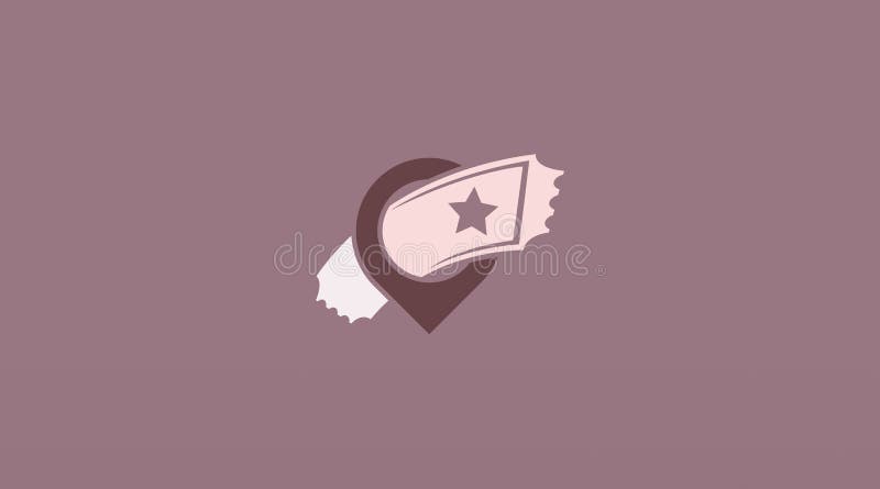 Ticket Logo Design Concept Vector Stock Vector - Illustration of brand ...