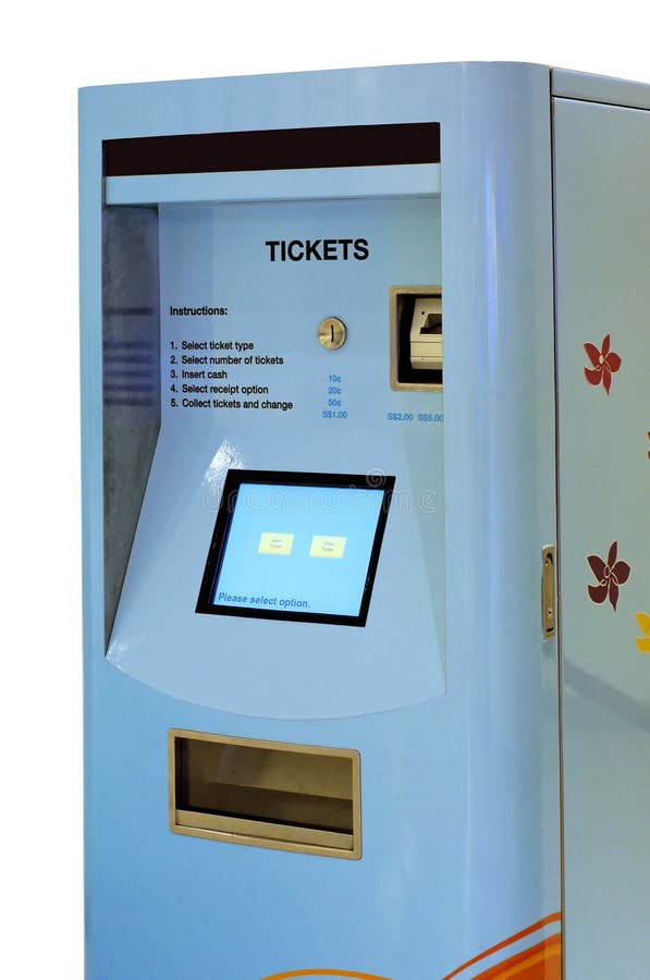 Ticket machine stock image. Image of modern, dispense - 9170375
