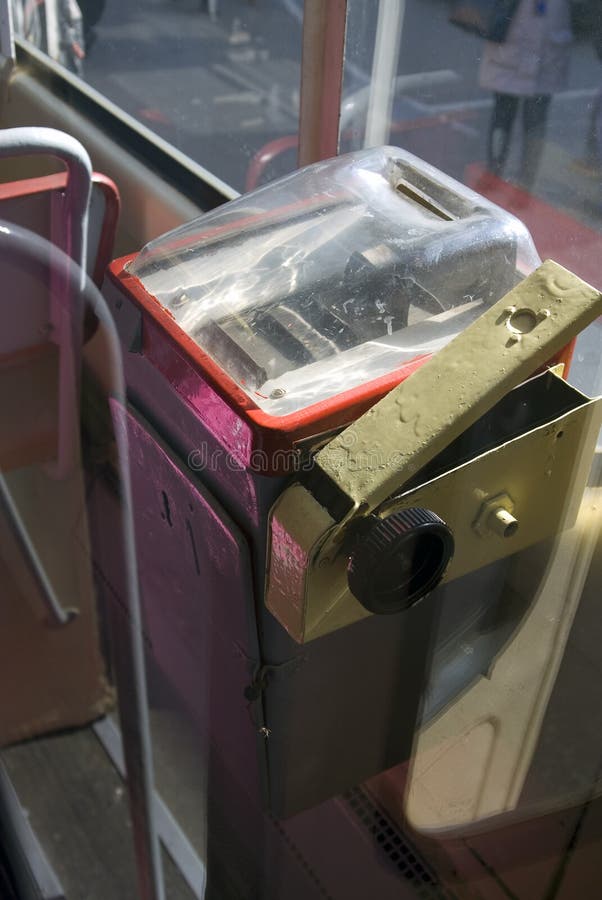 Ticket machine stock image. Image of driver, reflection - 90715983