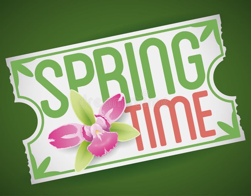 Springtime box stock vector. Illustration of concept - 17891119