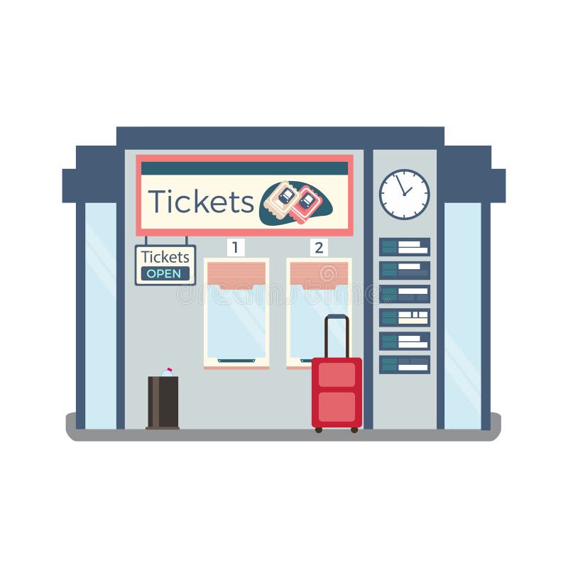 Ticket Windows Stock Illustrations – 70 Ticket Windows Stock ...