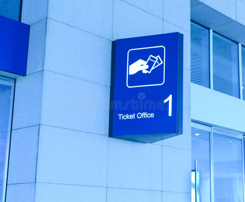 Ticket office sign stock image. Image of sell, ticket - 28583313
