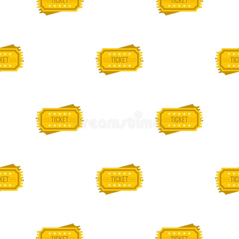 Ticket pattern flat stock vector. Illustration of festival - 118900167