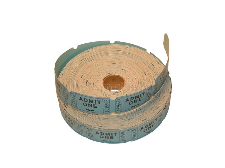 Ticket roll stock image. Image of tickets, roll, digits - 148731