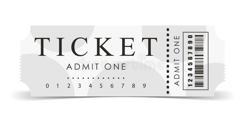 Ticket Sample. Ticket Design Template. Vector. Stock Vector ...
