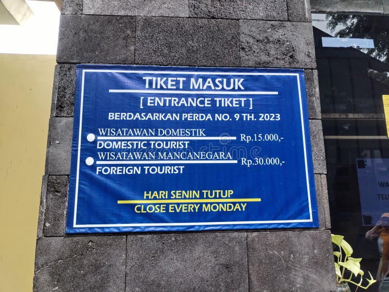 Ticket from Sangiran Museum, Early Human Site and Evolution Museum ...