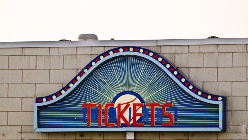 Ticket sign stock photo. Image of business, recreation - 19216234
