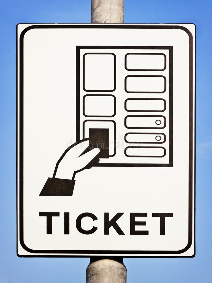Ticket sign stock photo. Image of rusty, metal, station - 190750