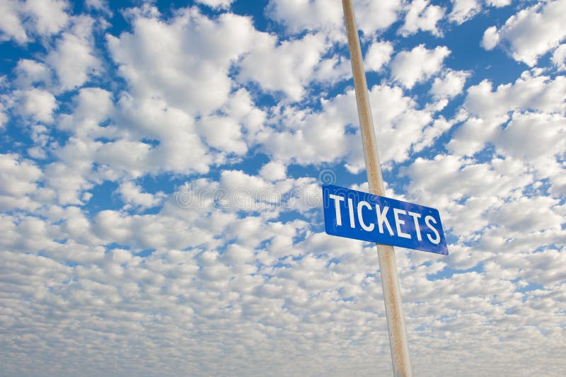 Blue ticket stock photo. Image of admittance, single, entry - 674450