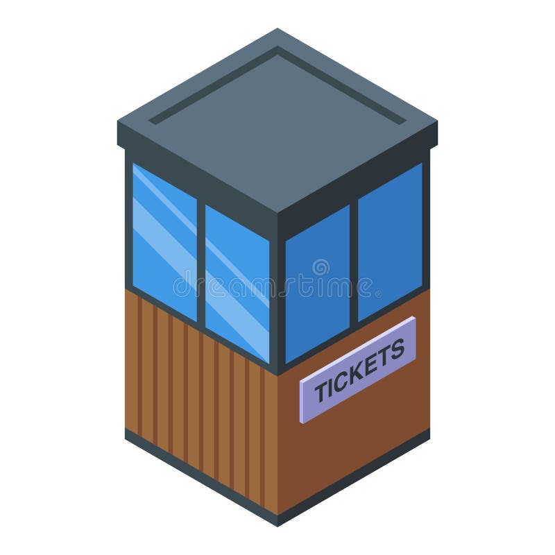 Ticket Station Icon Isometric Vector. Metro Card Stock Vector ...