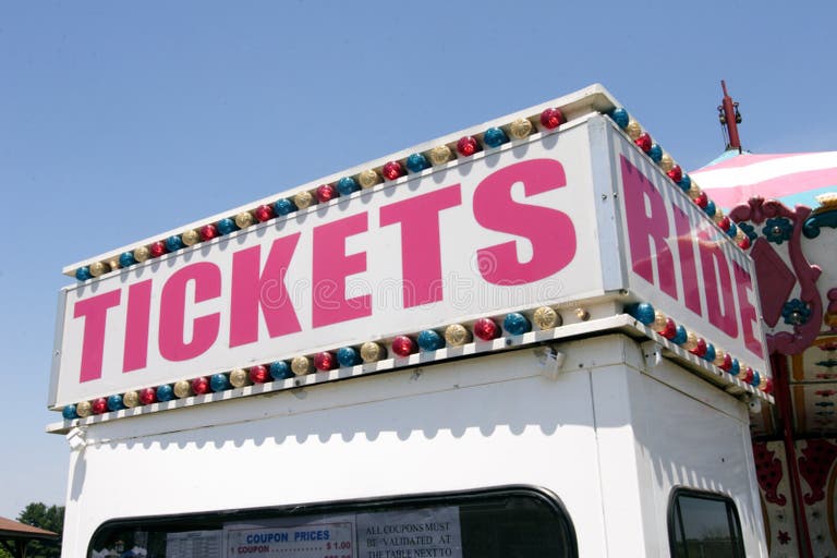 Ticket to ride stock photo. Image of admit, midway, booth - 882074