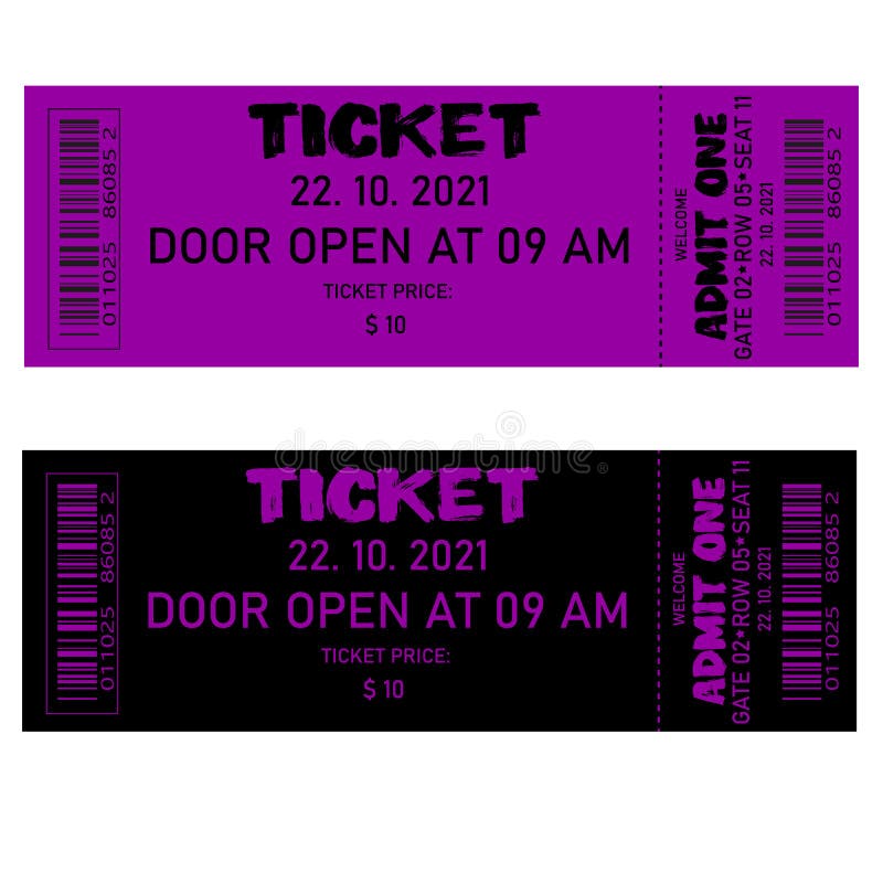 Tickets Purple Stock Illustrations – 333 Tickets Purple Stock ...