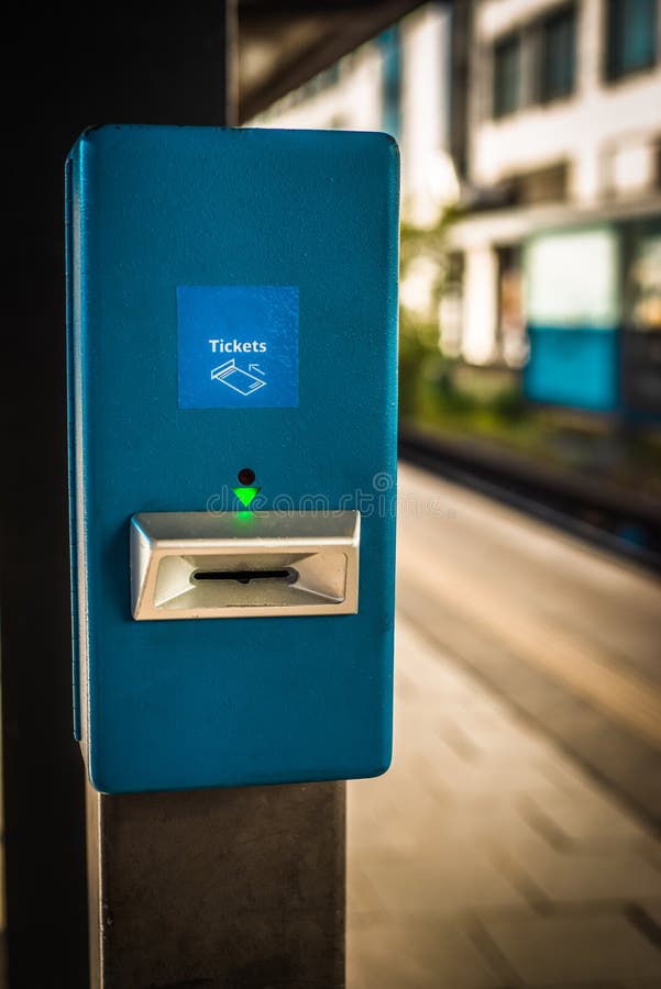 TICKET VALIDATION MACHINE stock photo. Image of electronic - 21361680