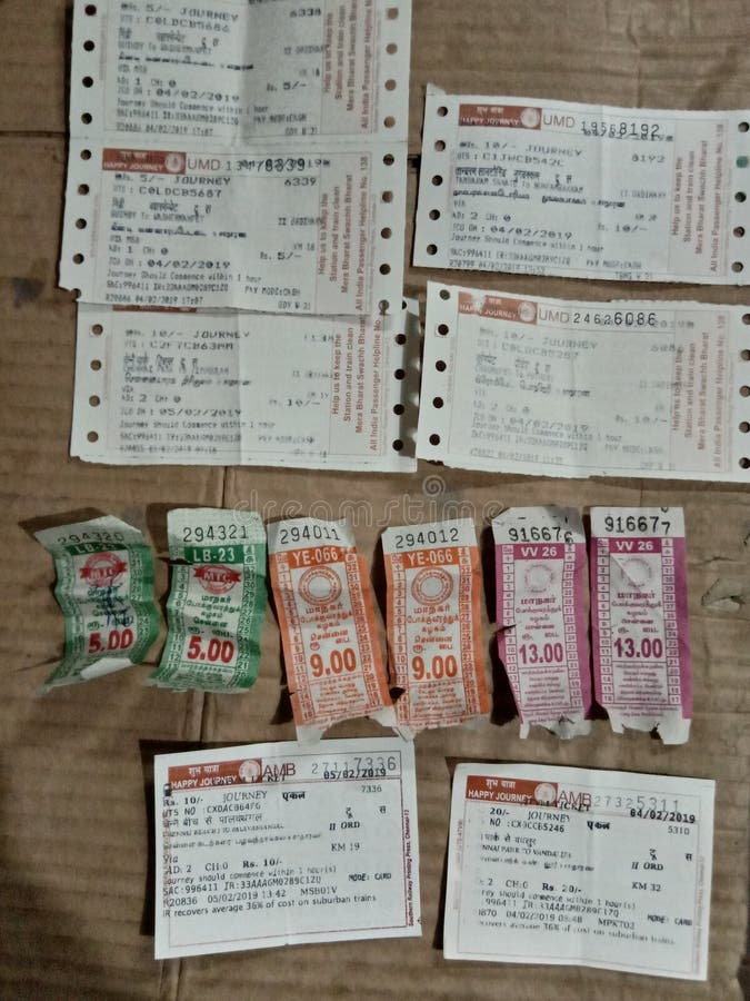 Ticket editorial stock photo. Image of railway, ticket - 139853123