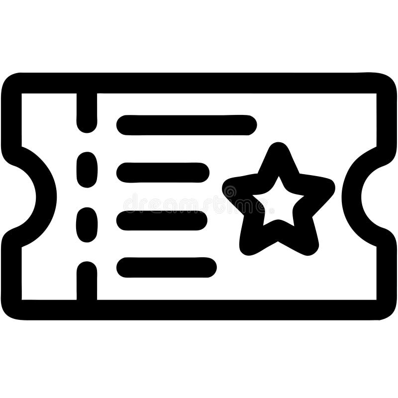 Ticket Vector for Event Admission and Entertainment Pass Design Stock ...