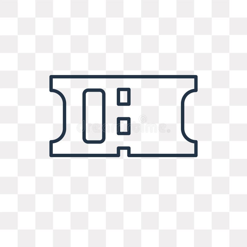 Ticket Outline Transparent Stock Illustrations – 1,056 Ticket Outline ...