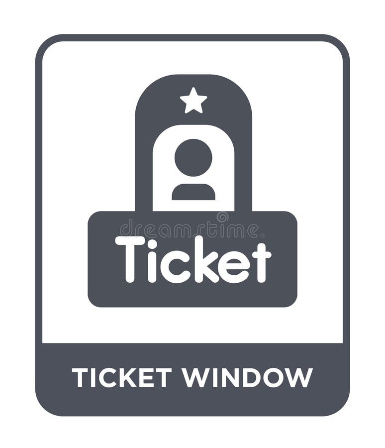 Window Cartoon Vector Symbol Icon Design. Stock Vector - Illustration ...