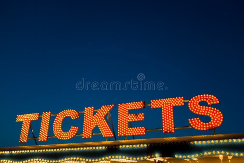 Tickets stock photo. Image of dark, festival, outdoors - 21764914